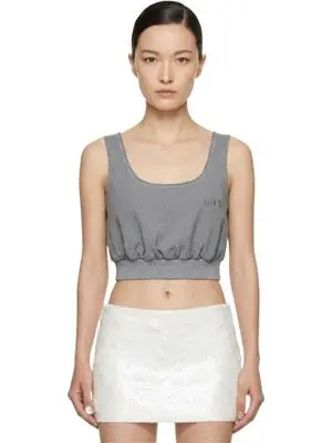 Marissa Chiara Off-the-shoulder Camisole - Grey