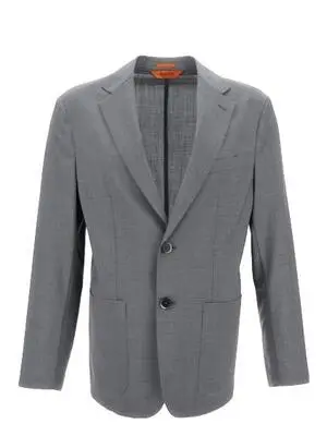 Barena Venezia Single-breasted Blazer - Gray