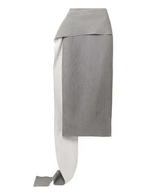 THE ROW Laz Midi Skirt - Gray