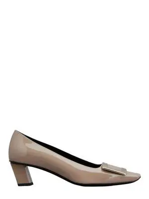 ROGER VIVIER Belle Vivier Buckle Pumps - Beige