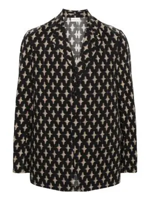 Dries Van Noten Long-sleeved Blazer - Black