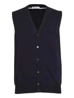 PAOLO PECORA Knitted Vest - Black