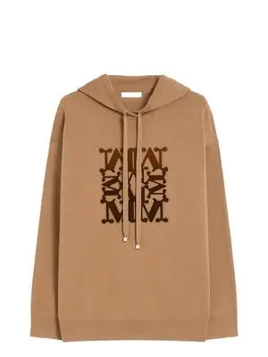 Max Mara Max Mara Taddeo Drawstring Knitted Hoodie No