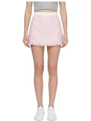 MARISSA CHIARA Plaid Skirt - Pink