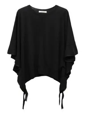 Dorothee Schumacher Ruffle Detail Top - Black