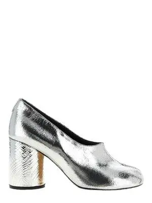 MAISON MARGIELA Maison Margiela Tabi Broken Mirror Pumps Silver