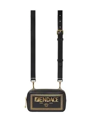 VERSACE Versace Zipper Shoulder Bag