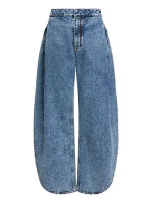 Alaïa Petal Denim Jeans - Blue
