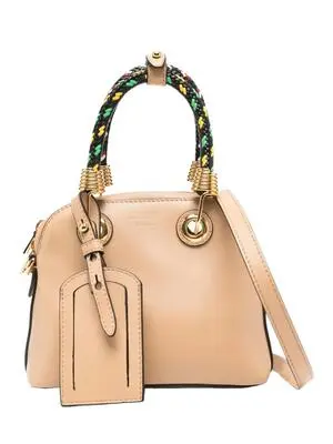 MOSCHINO Moschino Zippered Shoulder Bag With Twisted Top Handle