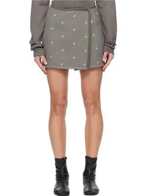 RIER Walker Mini Skirt - Gray