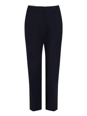 PATOU Crease Detailed Cropped Trousers - Black
