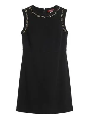 Max Mara Embellished Sleeveless Top - Black