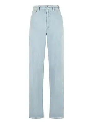MAISON MARGIELA Straight Leg Jeans - Light Blue
