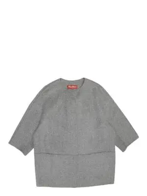 Max Mara Round Neck Short Jacket - Gray