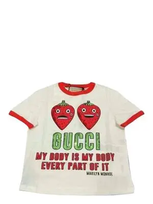 Gucci Short Sleeve Graphic T-shirt - White