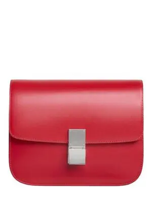 Celine Medium Classic Bag In Box Calfskin - Red