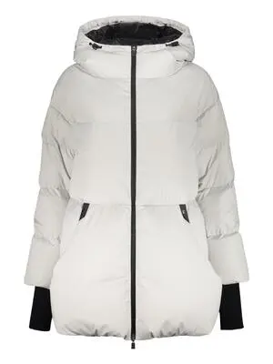 Herno Hooded Quilted Coat - White