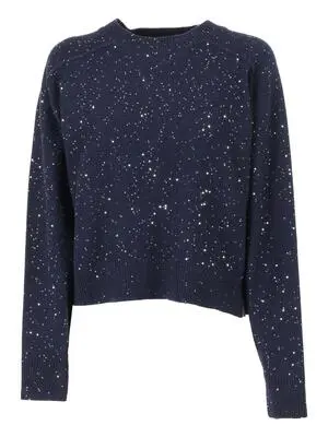 ANTONELLI FIRENZE Antonelli Firenze Sequined Long-Sleeve Sweater