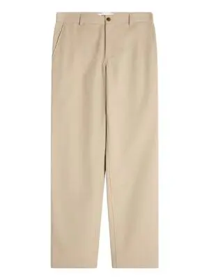 Maison Kitsuné Cotton Gabardine Chino Pants - Dune