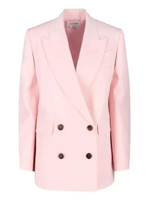 ALEXANDER MCQUEEN Alexander McQueen Double-Breasted Long Sleeved Blazer