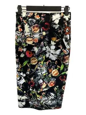 ALEXANDER MCQUEEN McQ Alexander McQueen Floral Patterned Midi Skirt