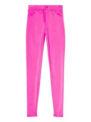 Balenciaga High-waisted Stretch Leggings - Pink