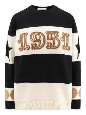 MAX MARA Max Mara "1951" Star Patterned Crewneck Jumper