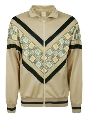 Drole De Monsieur Zip Up Jacket - Nude