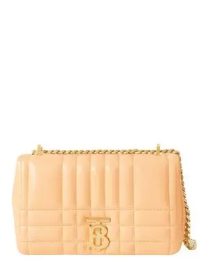 Burberry Lola Quilted Leather Shoulder Bag - Orange