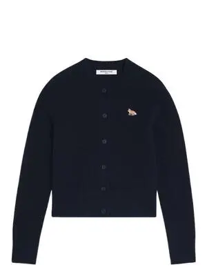Maison Kitsuné Baby Fox Fitted Cardigan - Black