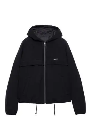 Prada Zip-up Hooded Jacket - Black