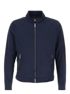 MOORER Vangi Stand-collar Zip Jacket - Blue