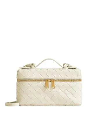 Bottega Veneta Bang Bang Zipped Vanity Case - White