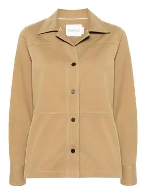 Closed Panelled Twill Shirt Jacket - Nude