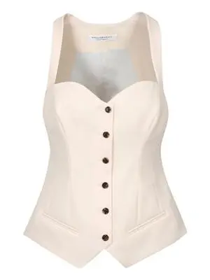 Philosophy Di Lorenzo Serafini Ivory Sweetheart Neckline Camisole - White