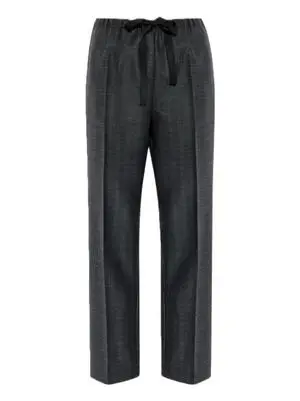 FORTE_FORTE Forte Forte Herringbone Pattern Trousers