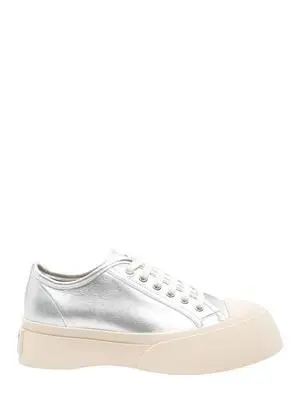 Marni Pablo Lace-up Sneakers - Silver
