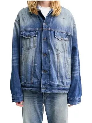 Acne Studios Faded Denim Jacket - Medium Blue