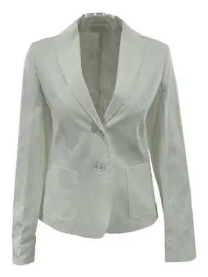 Max Mara Max Mara Long-Sleeved Suit Coat Gray