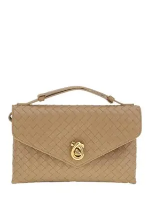Bottega Veneta Knot Lock Shoulder Bag - Green