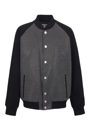 Balmain Embellished Bomber Jacket - Black