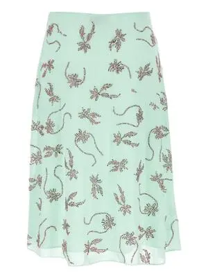 16Arlington Dafne Midi Skirt - Blue
