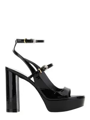 Givenchy Open Toe Platform Sandals - Black