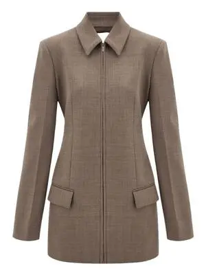 FERRAGAMO Long Jacket - Dark Sand