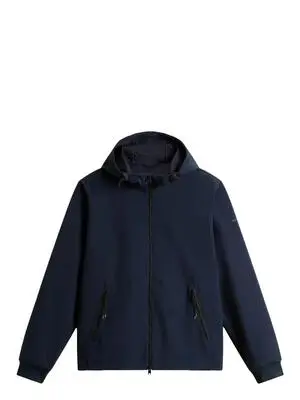 Woolrich Hooded Technical Jacket - Navy Blue