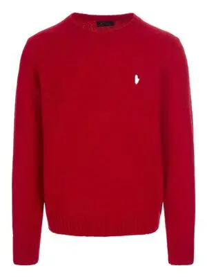 Polo Ralph Lauren Embroidered Crewneck Jumper - Red