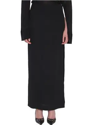 TOTÊME Totême Side Slit Slim Fit Midi Skirt