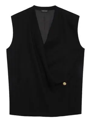 ANINE BING Anine Bing Venice V-Neck Vest Blak