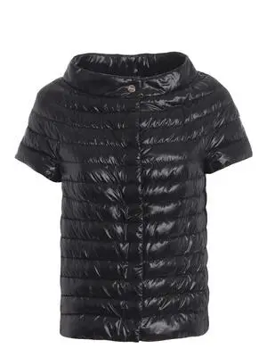 Herno Margherita Short-sleeved Down Jacket - Black