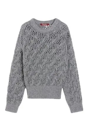 Max Mara Max Mara Studio Pilade Crewneck Knitted Jumper Medium Gray